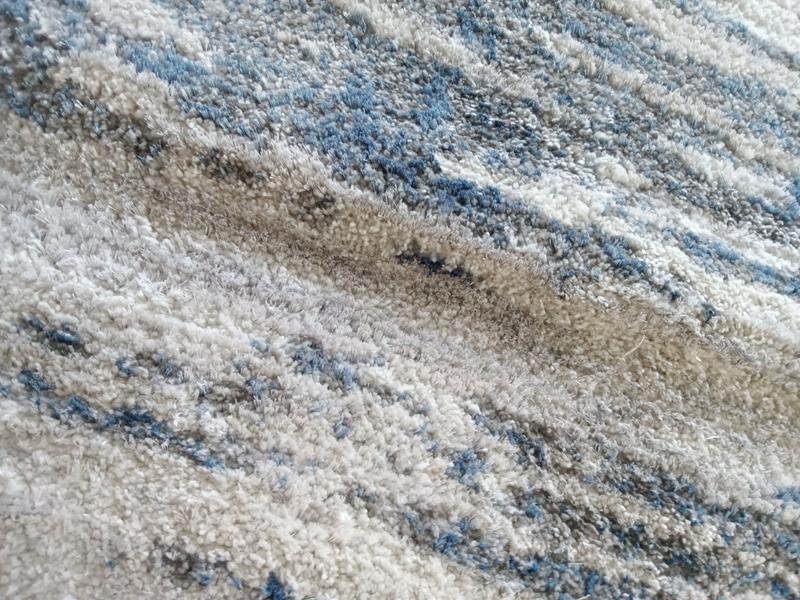 Origin 21 Blue Lines 8 X 10 (ft) Gray/Blue Indoor Stripe Area Rug 1N ...