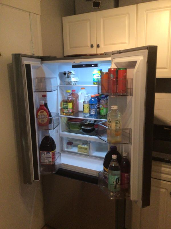 Shop Midea 18.4-cu ft French Door Refrigerator with 30-in Electric ...