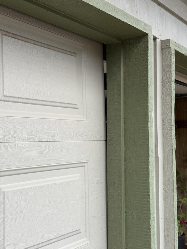 Royal Mouldings Limited 7-ft x 2-in x 7/16-in Black PVC Garage ...