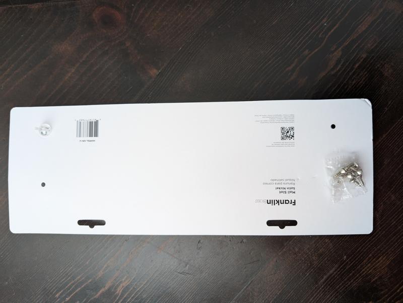 Franklin Brass Brushed Gold Mail Slot (Mounting Hardware Included) in ...