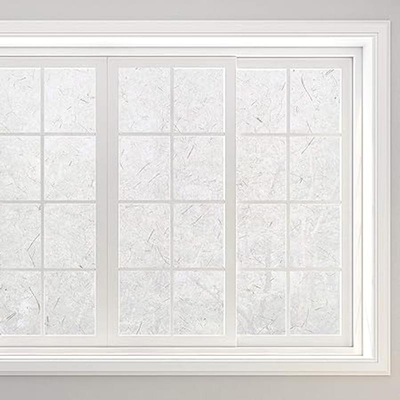 Style Selections Rice Paper Sidelight 12-in x 73-in Privacy Decorative ...