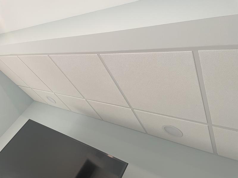 Armstrong Ceilings Prelude 144-in Galvanized steel White Wall moulding ...