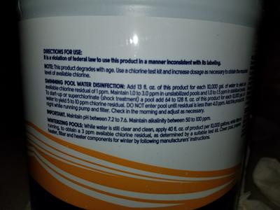 Kem-Tek Liquid Chlorine 1 Gallon(s) Liquid in the Pool Chlorine ...