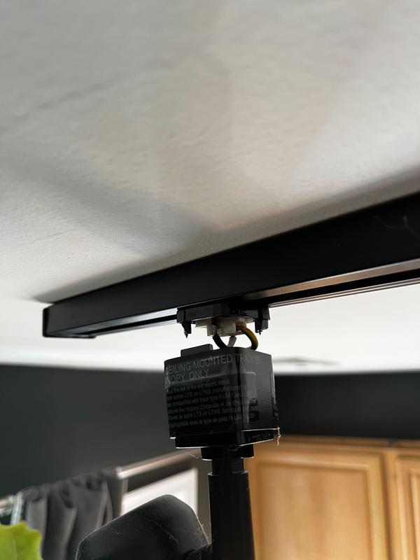 Lithonia Lighting LTKNSTBF Series Track Kit 44-in 3-Light Black LED ...