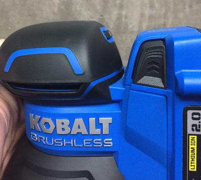 Kobalt 24 Volts Brushless Random Orbital Cordless Sander with Dust ...