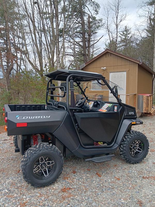 KANDI Cowboy 2 Seat Electric UTV with Tilting Cargo Bed and Windshield ...