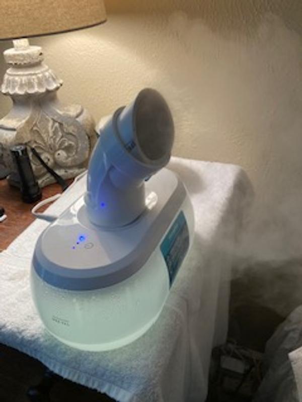 HOMEDICS Easy Clean Leak Resistant 0.5-Gallon Tabletop Ultrasonic ...