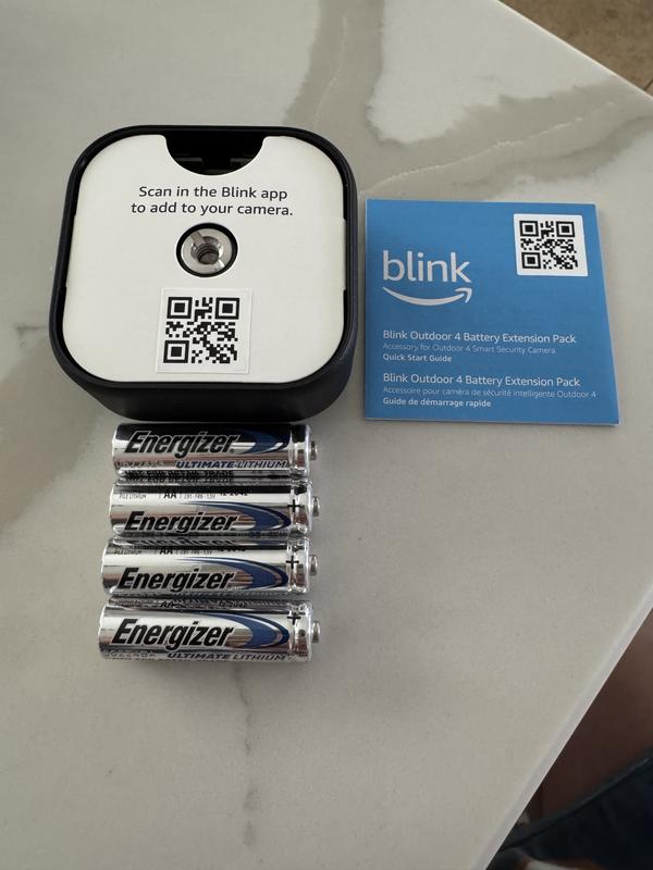 Blink Outdoor 4 Battery Extension Pack - Accessory for Outdoor 4 Smart ...