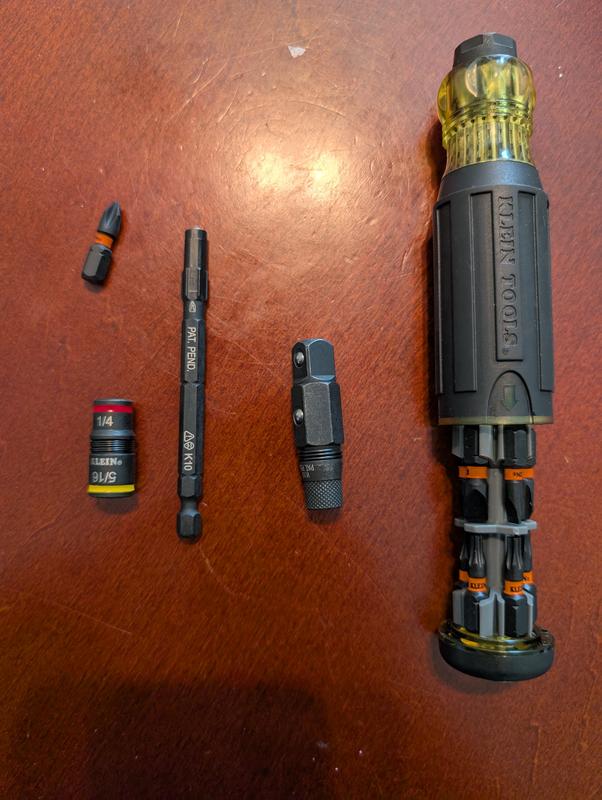 Klein Tools KNECT 16-in-1 Impact Rated Hybrid Screwdriver / Nut Driver ...