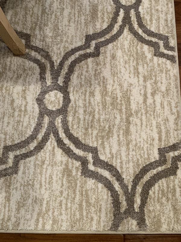 allen + roth Daislen 2 X 8 (ft) Grey Indoor Geometric Farmhouse/Cottage ...