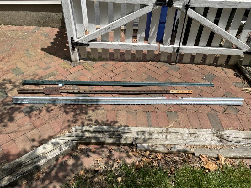 Proforce 7-1/2-ft H x 3-in W Galvanized Galvanized steel Privacy Line ...