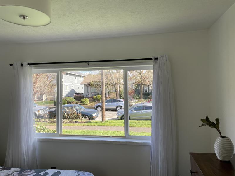 Pella 150 Series 95-1/2-in x 47-1/2-in White Exterior White Interior ...