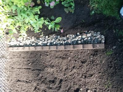 Multy Home Landscape Garden Borders 3.9-ft Terracotta Rubber Landscape ...