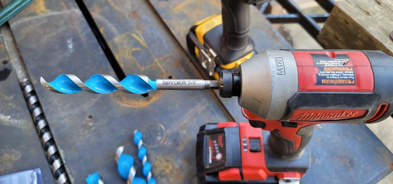 Spyder Stinger 4-Piece x 6-1/2-in Woodboring Power Spade Drill Bit Set ...