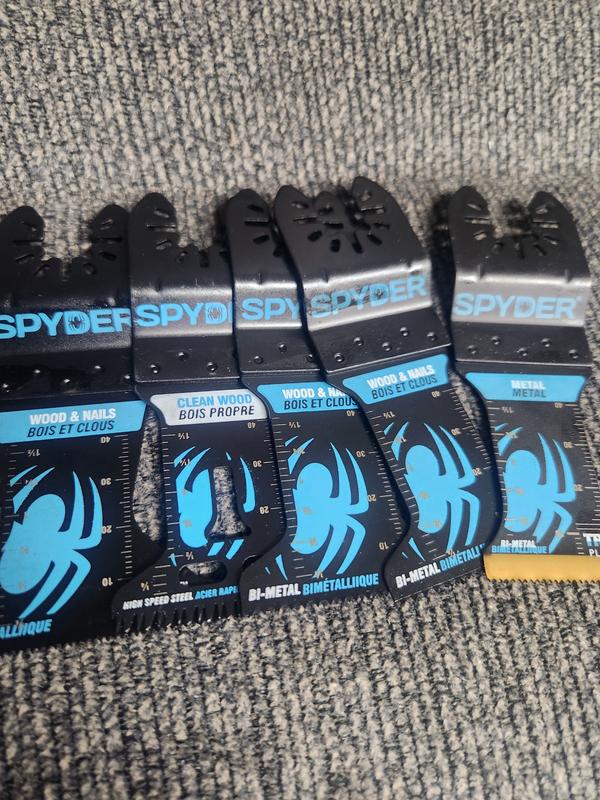 Spyder 5-Pack Bi-metal Oscillating Tool Blade 70000 at Lowes.com