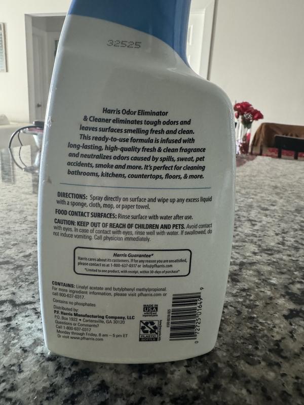Harris Odor Eliminator and Cleaner 32 -fl oz Lemon Air Freshener in the ...