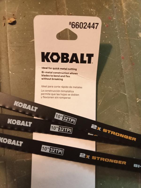 Kobalt High Performance (2X stronger) 10-in Bi-metal Extra fine cut ...