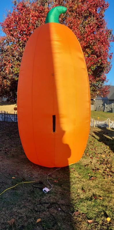 Gemmy 12-ft Lighted Pumpkin Inflatable 226341 at Lowes.com