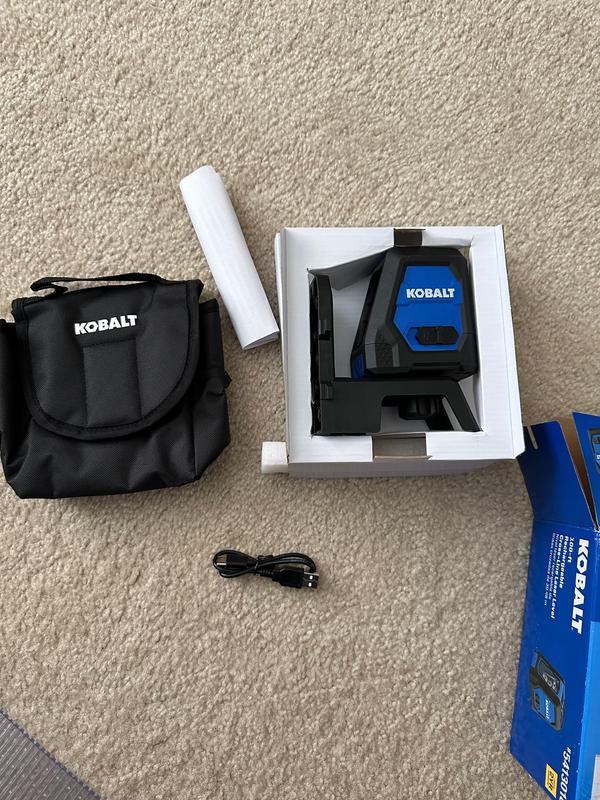 Kobalt 100-ft Green Self-Leveling Cross-line Laser Level 54402 at Lowes.com