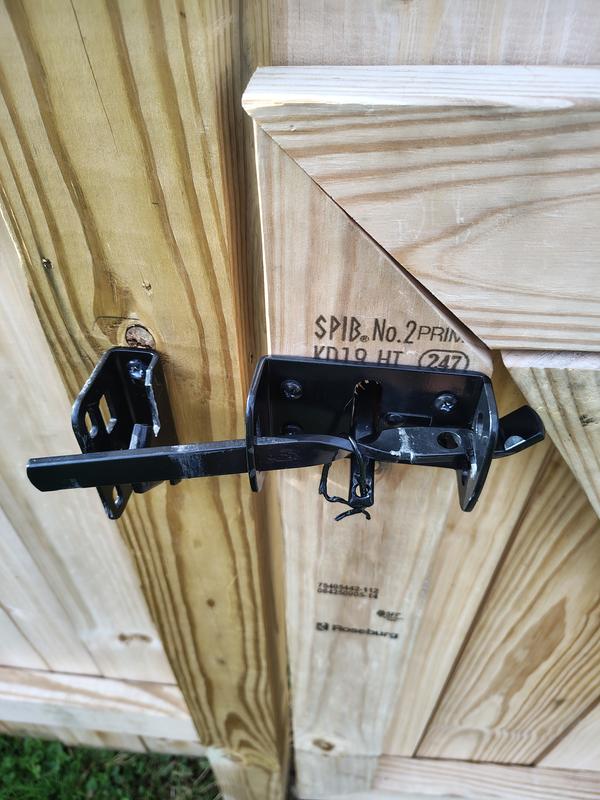 National Hardware 10-in Black Gate Latch N109-050 at Lowes.com