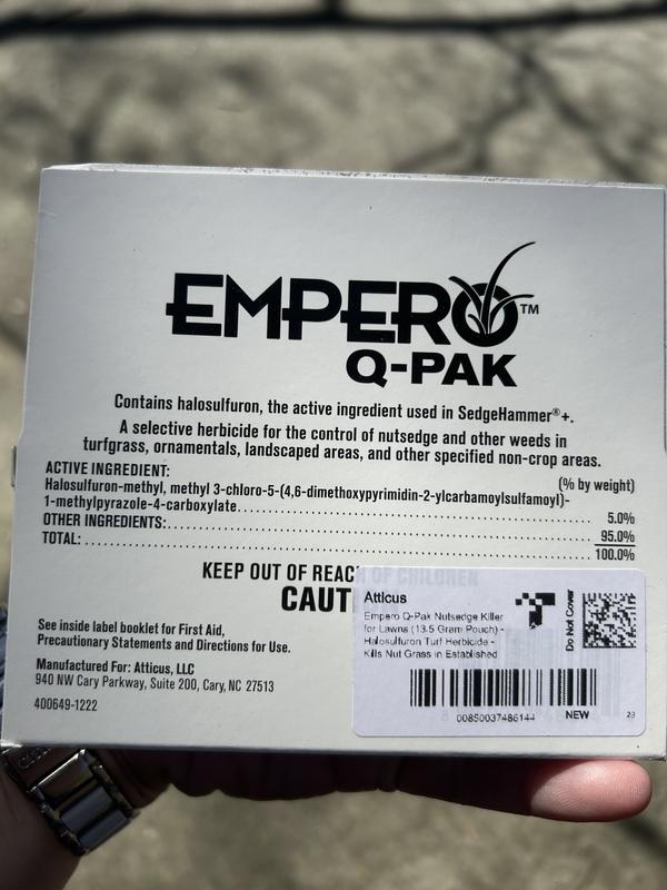Atticus Empero Q-Pak Nutsedge Killer - 2 x 13.5 Gram Packet ...