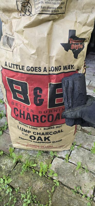 B & B 20 Pound(s) Oak Lump charcoal in the Charcoal & Accessories ...