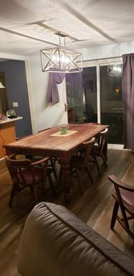 Kichler Moorgate 7 -Light Gray Cage Clear glass Metal Chandelier in the ...