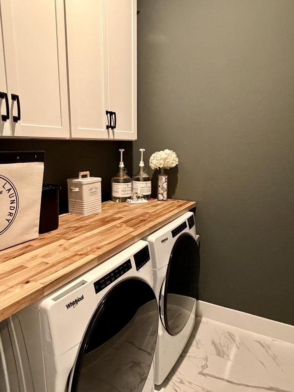 Sparrow Peak 4-ft x 10-in x 1.5-in Fsc Birch Butcher Block Countertop ...