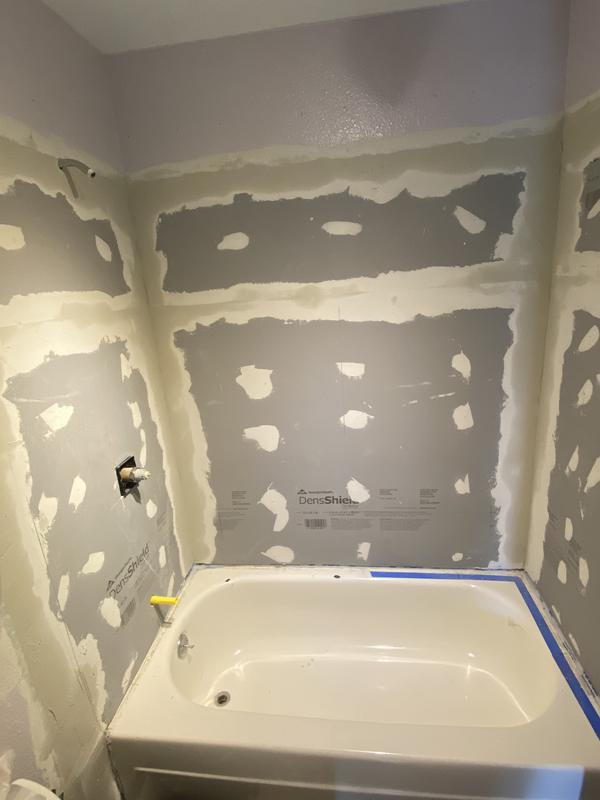 DensShield Tile Backer 4-ft x 8-ft x 1/2-in Gypsum Backer Board 855000 ...