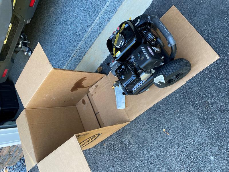 SIMPSON 49-State PowerShot 3300 PSI 2.5-GPMs Cold Water Gas Pressure ...