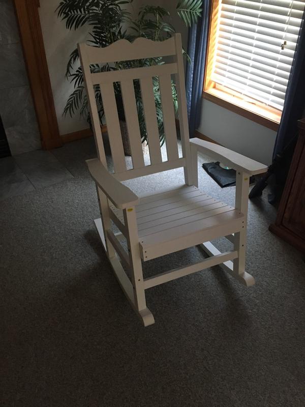 Sonkuki Folding Adirondack Chair Set of 2 Black HDPE Frame Stationary ...