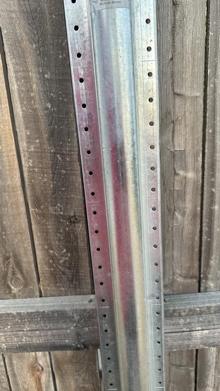 Proforce 7-1/2-ft H x 3-in W Galvanized Galvanized steel Privacy Line ...
