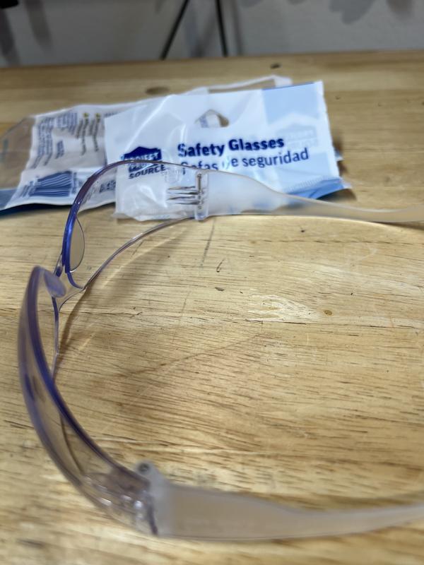 Project Source 6 Pack Clear Anti-scratch Plastic Safety Glasses 54328 ...