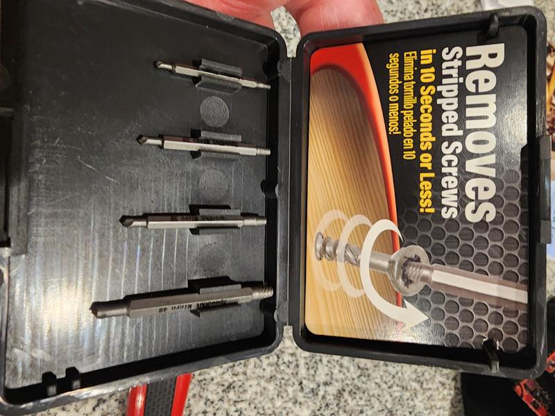 SpeedOut Steel Double-Ended 2-in Screw extractor set in the Screw ...