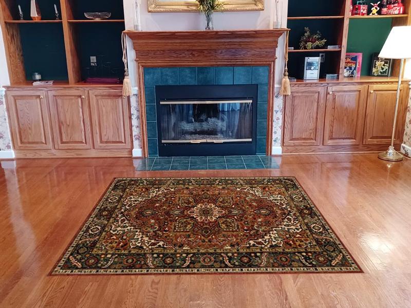 allen + roth with STAINMASTER Jezebel Performance 5 x 8 (ft) Loomed ...