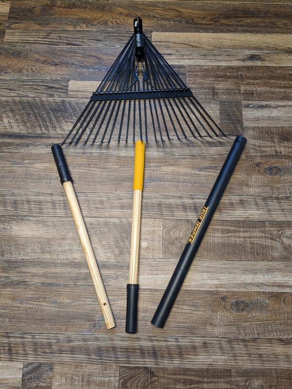 True Temper 24-in Steel Leaf Rake with Fiberglass Handle 2934100 at ...