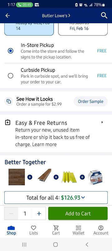 STAINMASTER Truffle Brown 12-mil x 7-in W x 48-in L Waterproof ...