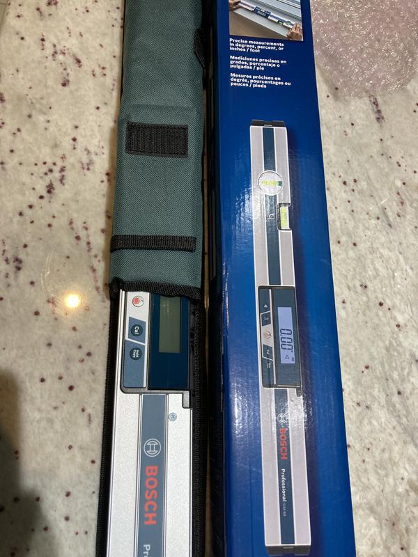 Bosch Aluminum 24-in 2 Vial Line/Surface Level GIM 60 at Lowes.com