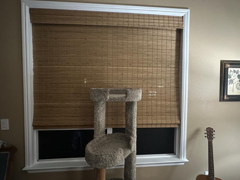Style Selections Custom Natural Woven Natural Shade 9078 at Lowes.com