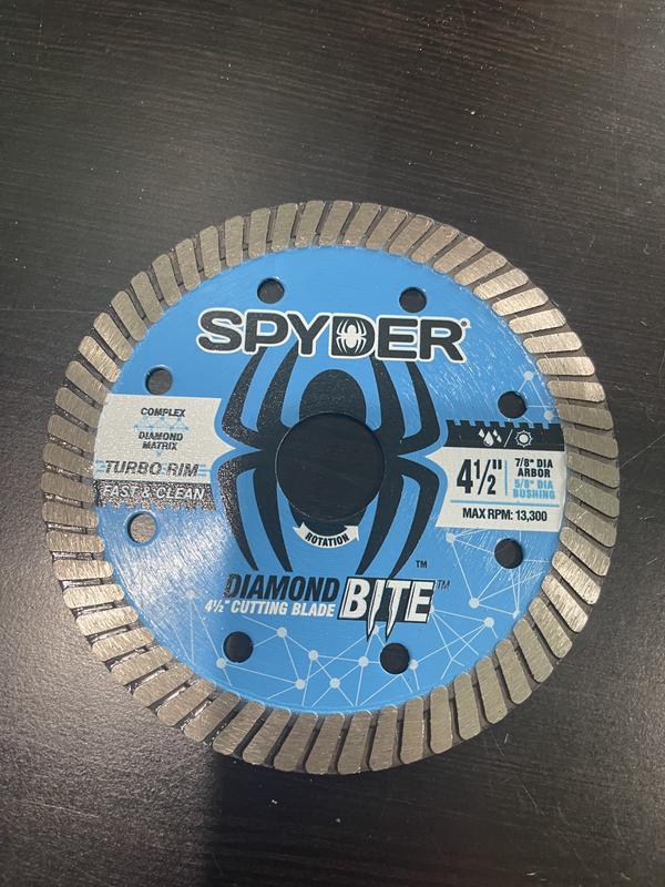 Spyder Diamond Bite 7-in Wet/Dry Turbo Rim Diamond Saw Blade 14117 at ...