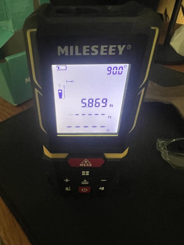 MILESEEY G7 Extendable Corner Angle Set, Smart Calculator 330-ft Indoor ...