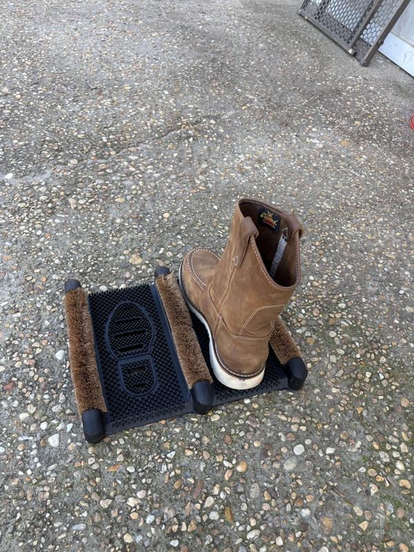 Rubber-Cal 1-ft x 2-ft Brown Coir Rectangular Indoor or Outdoor Home ...