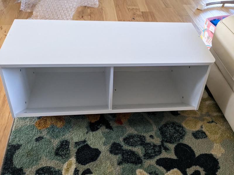 ClosetMaid KidSpace White 2-Compartment Kids Book Rack (35.83-in W x 15 ...