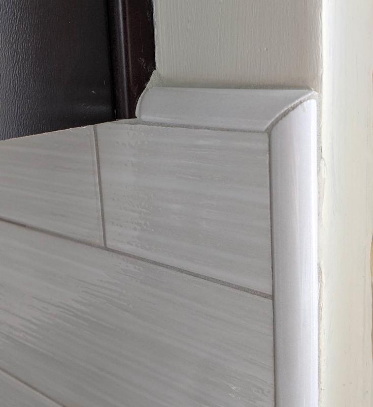 American Villa Cashmere Linen 4-in x 12-in Glazed Ceramic Floor and ...