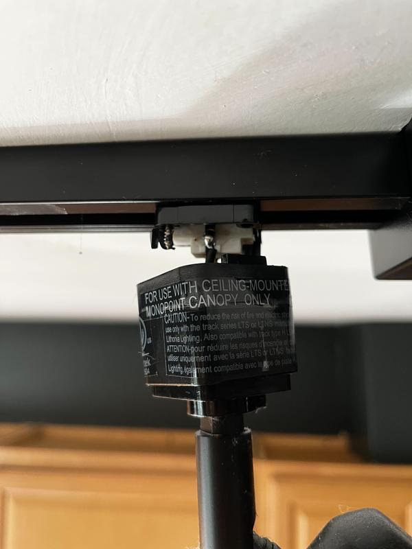 Lithonia Lighting LTKNSTBF Series Track Kit 44-in 3-Light Black LED ...