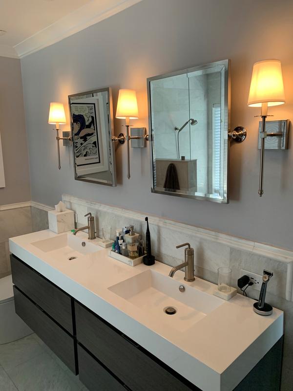 11.5-in W 1-Light Old Bronze Transitional Wall Sconce at Lowes.com