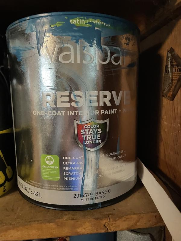 Valspar Reserve Satin Royal Garnet 1011-5 Latex Interior Paint + Primer ...