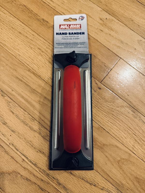 WAL-BOARD TOOLS Soft Grip Hand sander 3.25-in x 9.5-in in the Hand ...