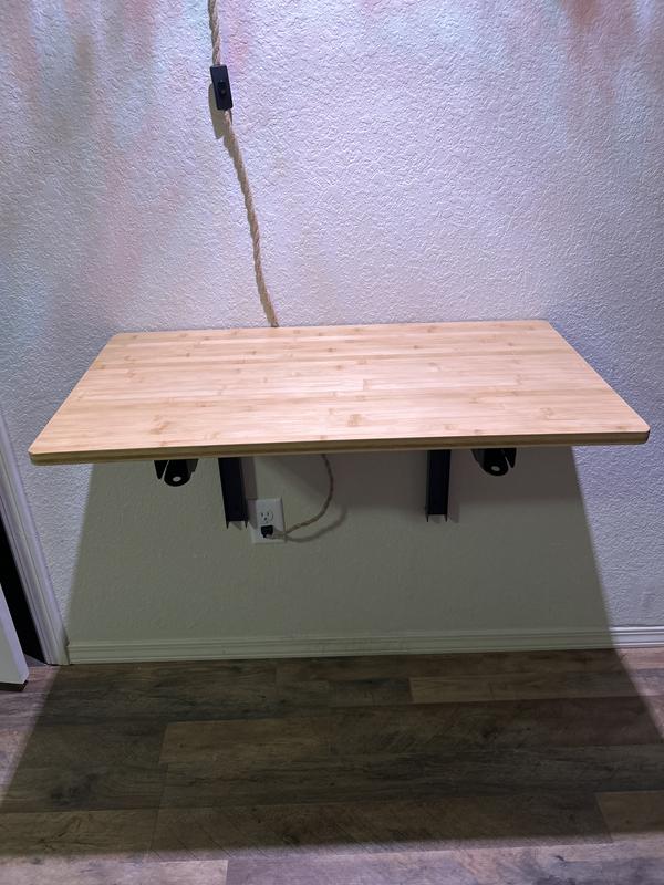 Kobalt 32-in L x 17.3-in H Multicolor Bamboo Work Bench Top 54013 at ...