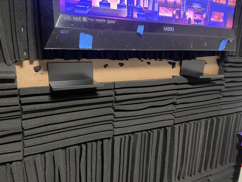 Hangman No Stud Fixed Indoor Wall Sound Bar Hanger (Hardware Included ...